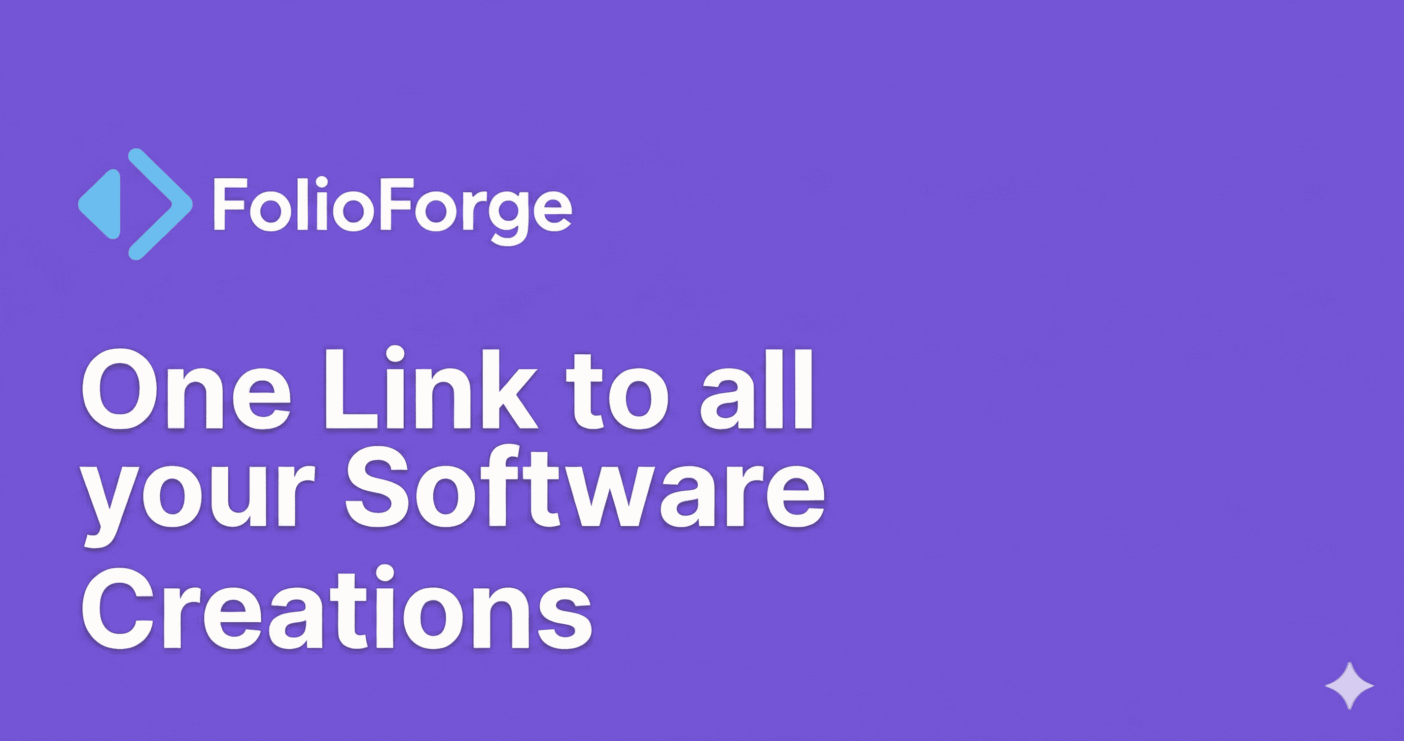 FolioForge - AI Developer Portfolio Platform | Showcase GitHub Projects